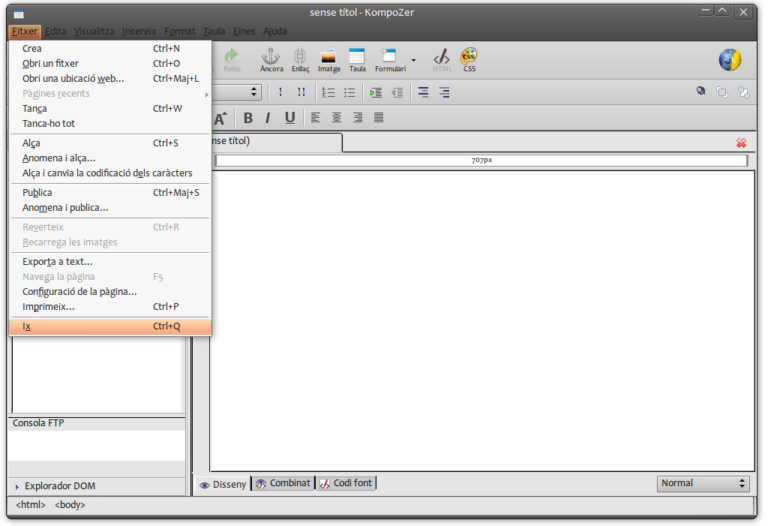 Kompozer - Softvalencià