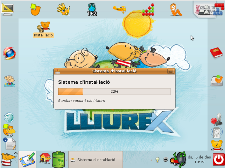 Instal·lació de Lliurex infantil - Softvalencià